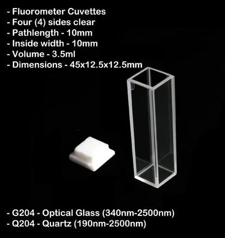 Buy Fluorometer Cuvettes get price for lab equipment