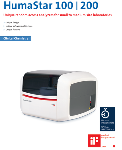 Buy Human Humastar 200 Fully Automated Biochemistry Analyzer get price ...