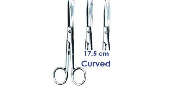 Buy Dressing Scissor 17.5cm Curved get price for lab equipment