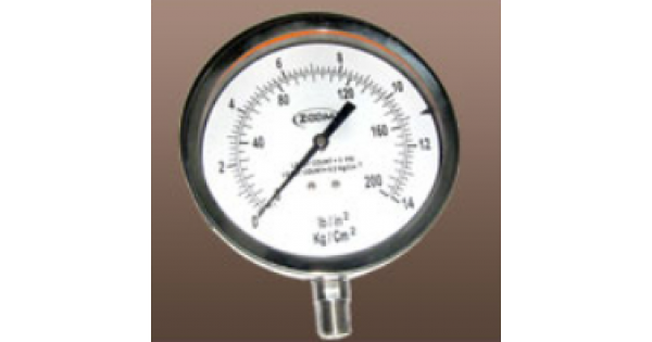 Buy Complete SS Bourdon Type Pressure Gauge get price for lab equipment